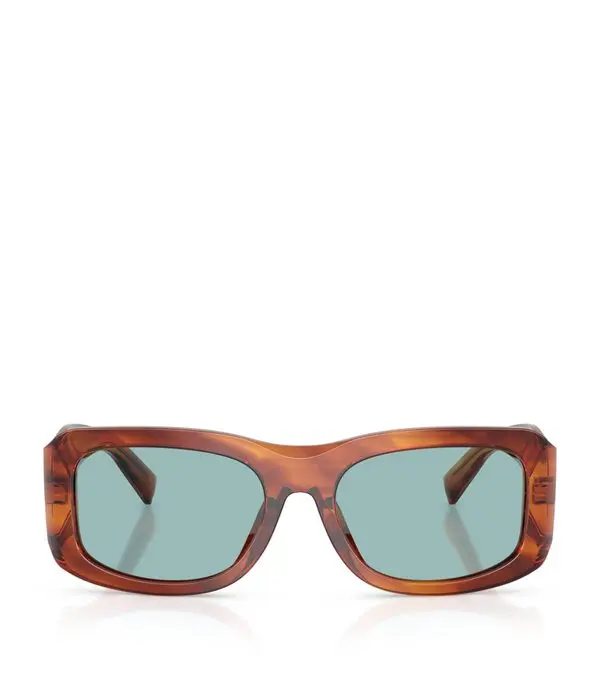 Dolce & Gabbana Oversized Rectangle Sunglasses - Brown