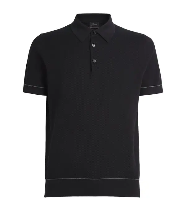 Brioni Sea Island Cotton Polo Shirt