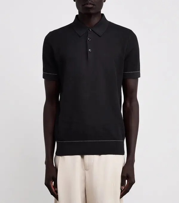 Brioni Sea Island Cotton Polo Shirt