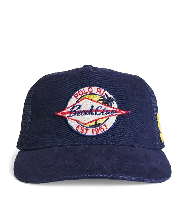 Ralph Lauren Surf Club Trucker Hat - Navy