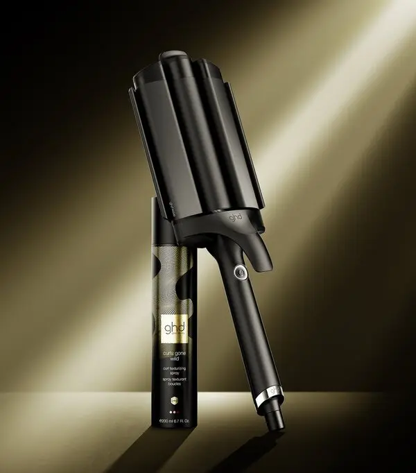 GHD Wave Triple Barrel Hair Waver - Black