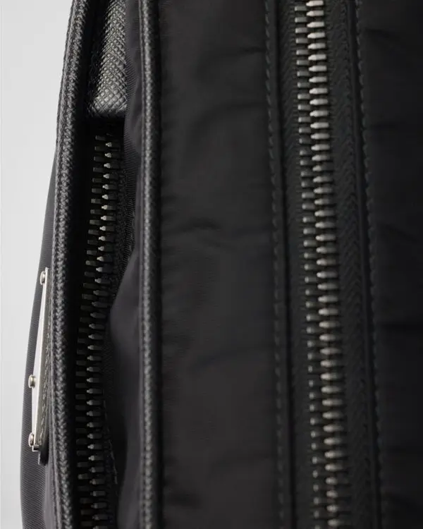 Prada Re-nylon And Saffiano Shoulder Bag