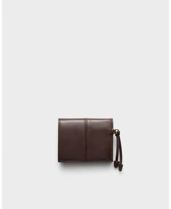 Prada Small Leather Wallet - Brown