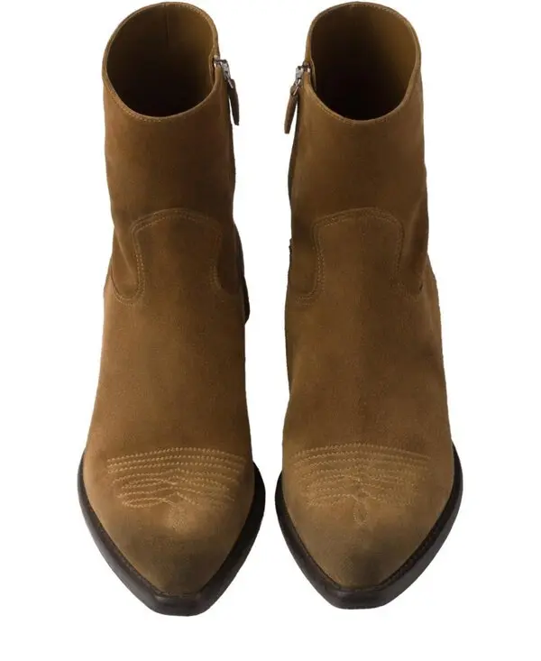 Prada Suede Booties