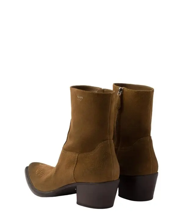 Prada Suede Booties