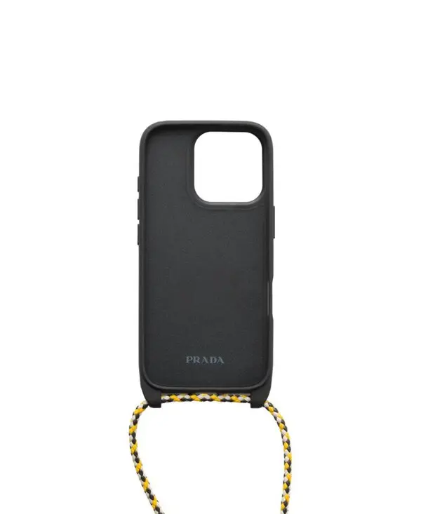 Prada Leather Case For Iphone 16 Pro Max