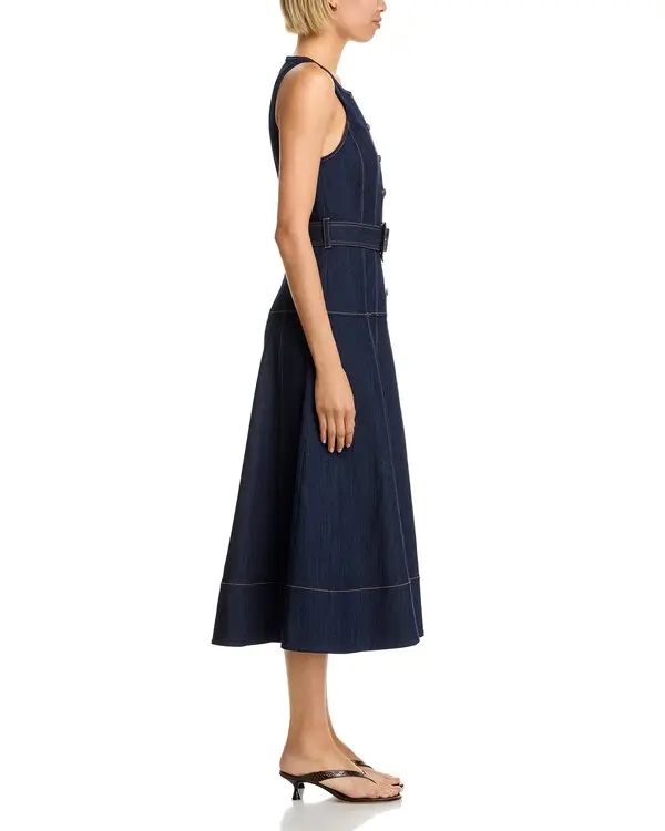Margaret Denim Midi Dress - Indigo