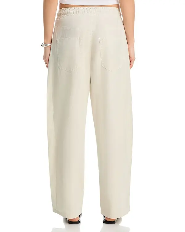ASKK NY Cancun Wide Leg Linen Blend Trousers