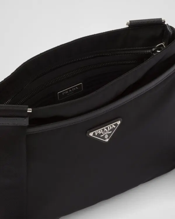 Prada Re-nylon And Saffiano Leather Shoulder Bag