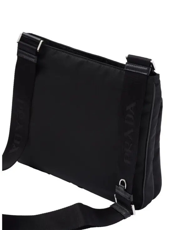 Prada Re-nylon And Saffiano Leather Shoulder Bag
