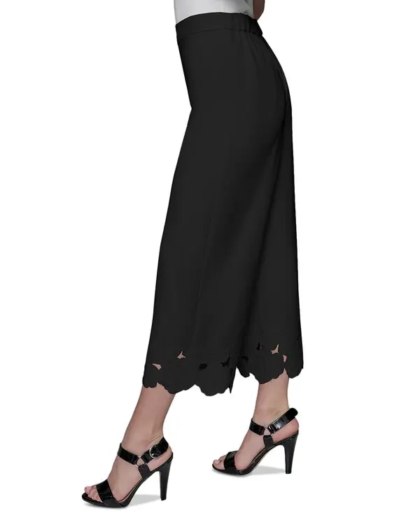 Karl Lagerfeld Paris Flora Cut Out Cropped Pants