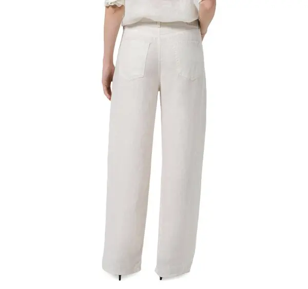 Citizens Of Humanity Brynn Drawstring Linen Trousers - Vanilla
