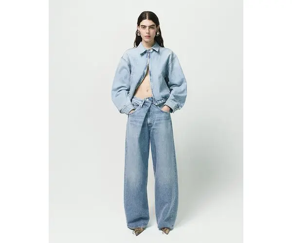AGOLDE Nile Denim Blouson Jacket