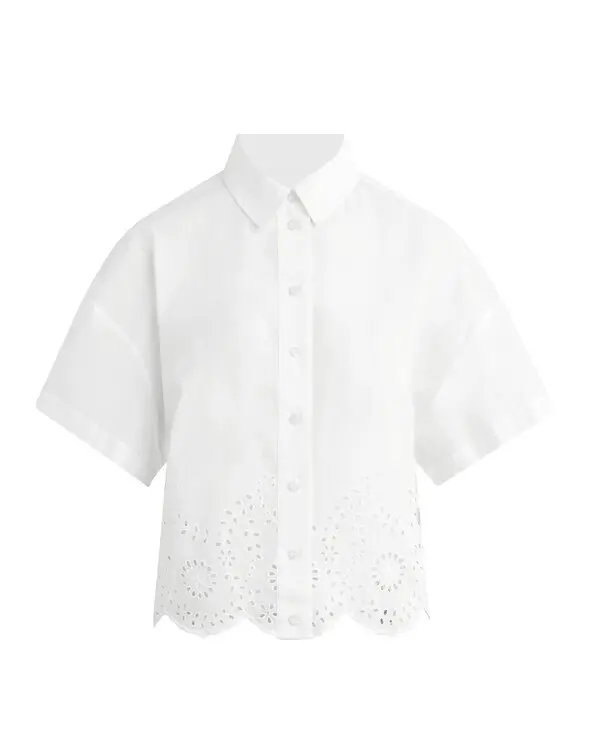 Joe's Jeans The Eyelet Shirt - White