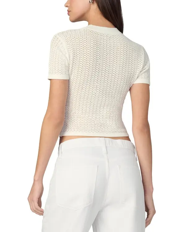 Joe's Jeans The Crochet Baby Tee - Ecru