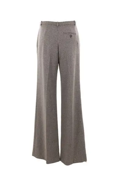 Loro Piana Wide Leg Trousers - Natural Dark Brown