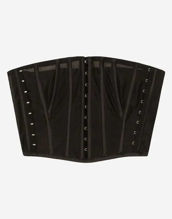 Dolce & Gabbana Marquisette Corset Belt - Black
