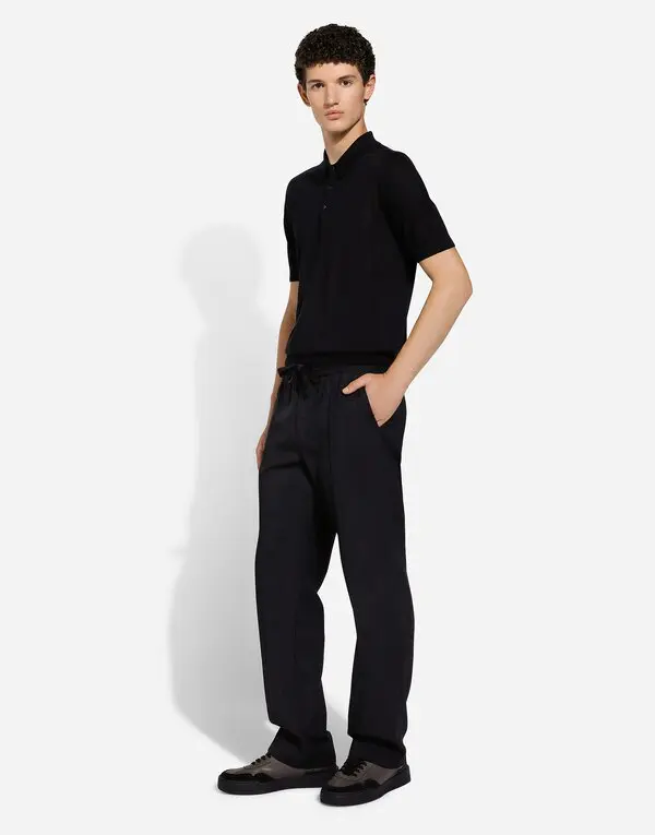 Dolce & Gabbana Wool Jogging Pants - Grey