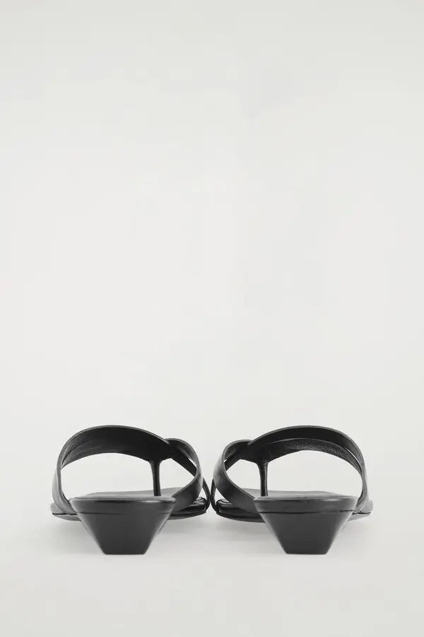 Cos Crossover-strap Kitten-heel Sandals