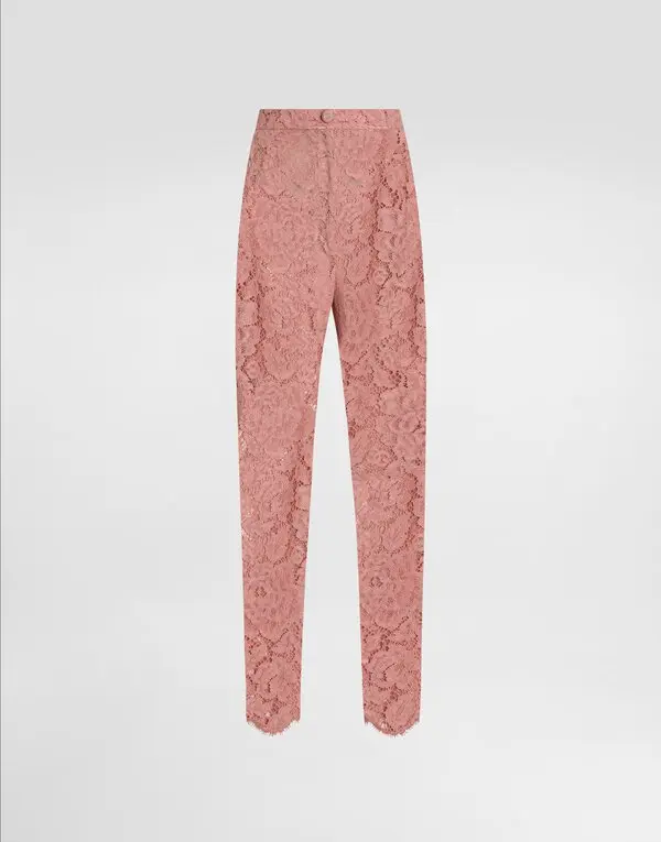 Dolce & Gabbana Tailored Cordonetto Lace Trousers