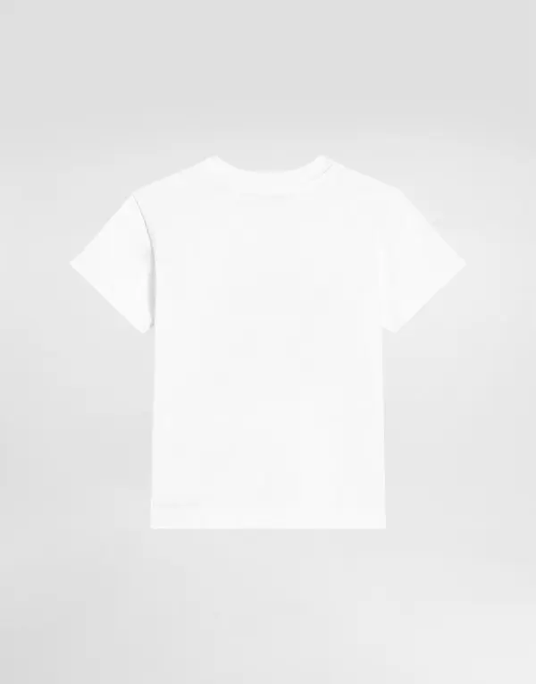 Dolce & Gabbana Short-sleeved Jersey T-shirt With Print