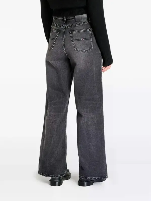 Tommy Hilfiger Claire High-rise Wide-leg Jeans - Grey