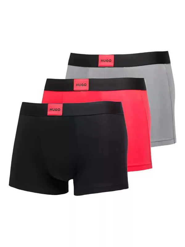 BOSS Logo-waistband Boxers - Black