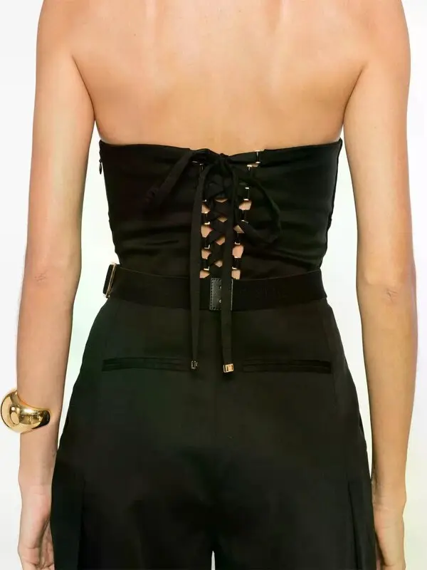 Elisabetta Franchi Crossover-laces Jumpsuit