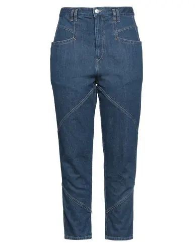 Isabel Marant Étoile Tapered Leg Jeans In Dark Wash Denim