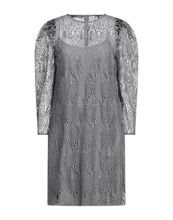 Alberta Ferretti Mini Dress With Appliqués And Crystals