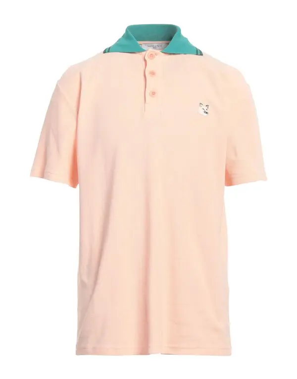 Maison Kitsuné Polo Shirt Size Cotton - Orange