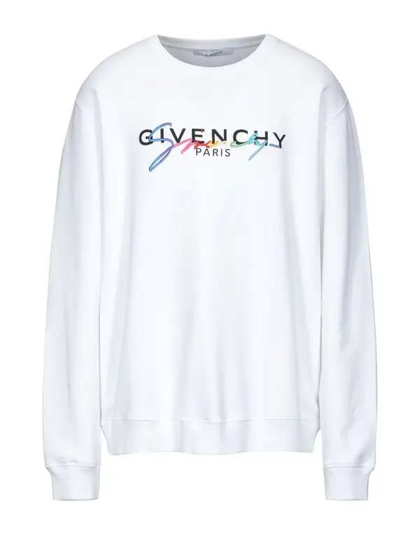 Givenchy Solid Sweatshirt With Embroidered Logo