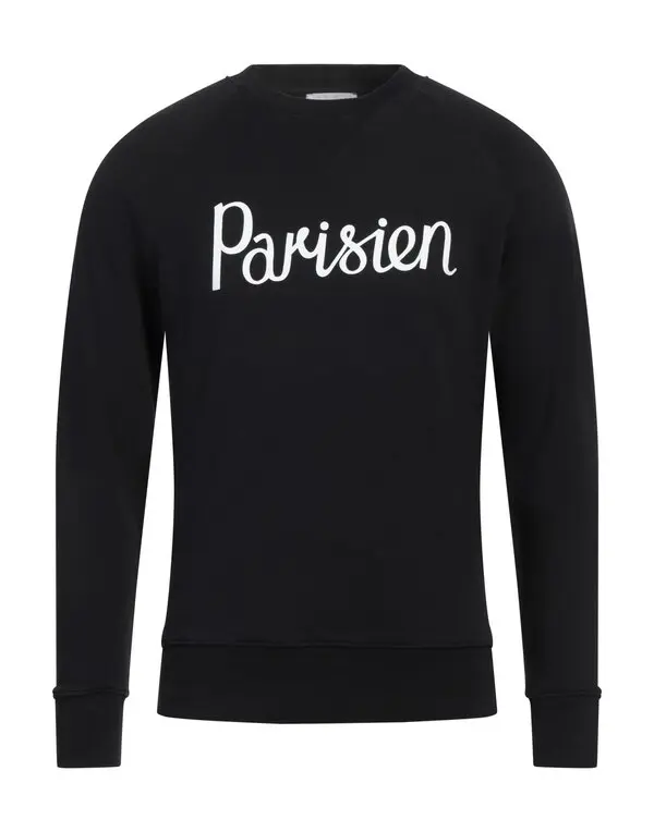 Maison Kitsuné Cotton French Terry Sweatshirt - Black