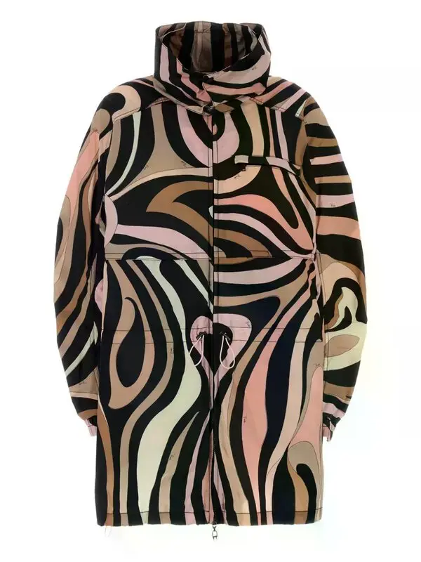 Emilio Pucci Swirled Pattern Parka