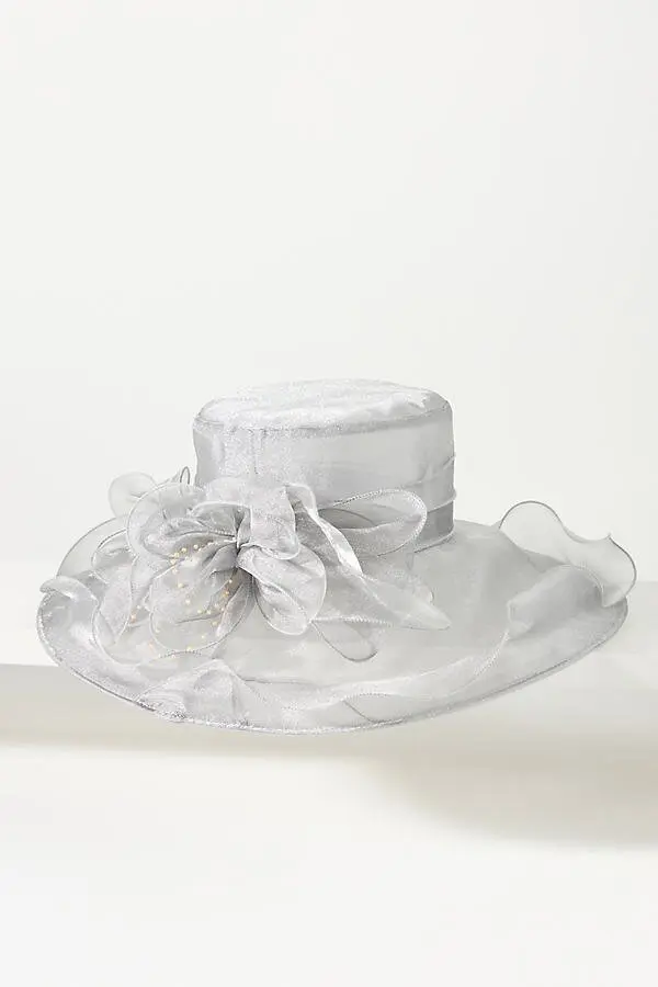 San Diego Hat Organza Wide-brim Hat
