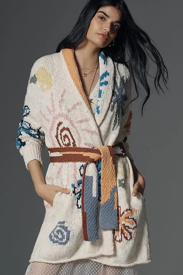 Lingua Franca Benetos Robe Cardigan