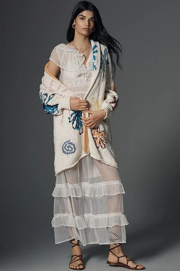 Lingua Franca Benetos Robe Cardigan