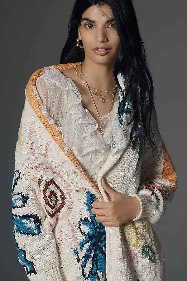 Lingua Franca Benetos Robe Cardigan