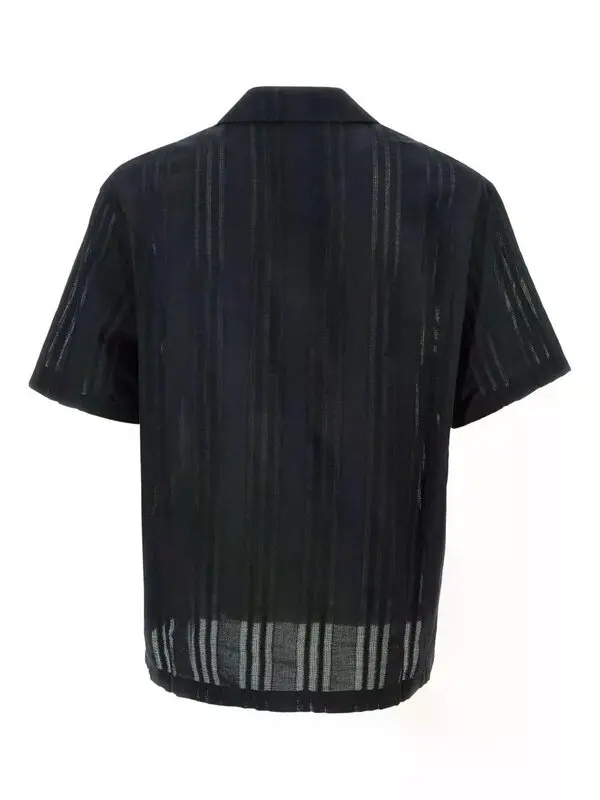 REPRESENT Logo-embroidered Shirt - Black