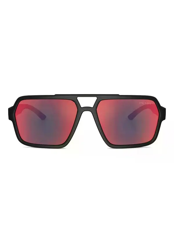 Prada Square-frame Sunglasses - Black
