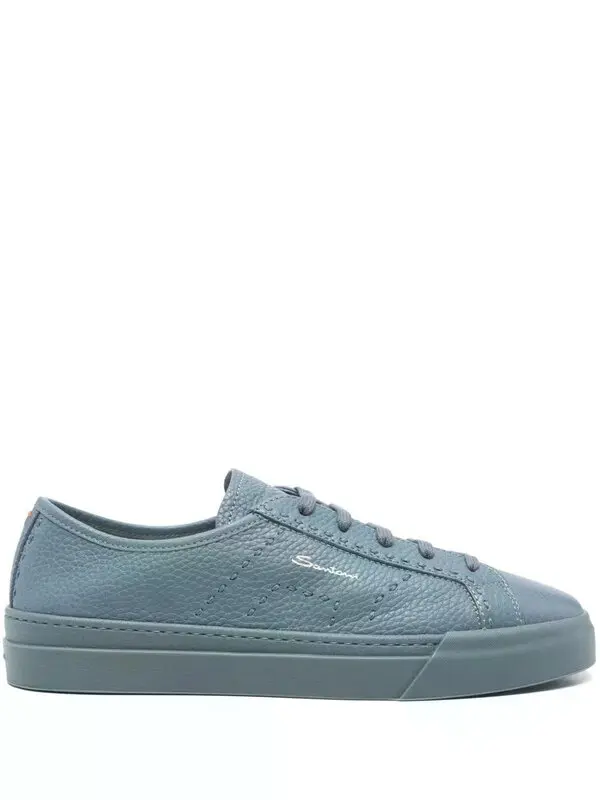 Santoni Leather Sneakers