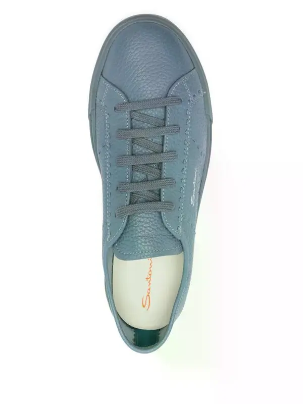 Santoni Leather Sneakers