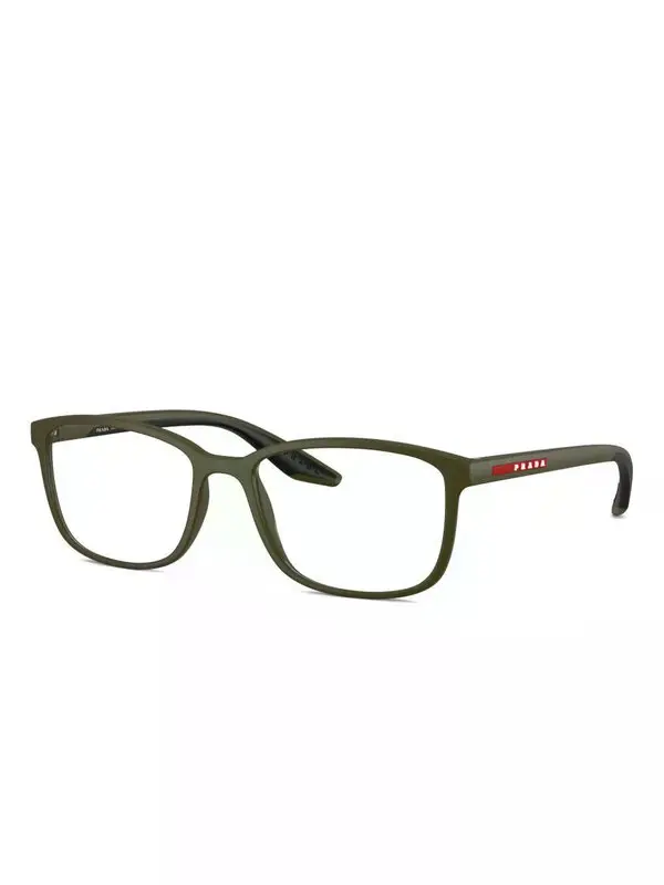 Prada Rectangle-frame Eyeglasses - Green