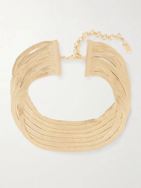 ROXANNE ASSOULIN Tone Chain Necklace - Gold