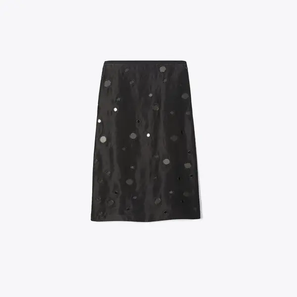 Tory Burch Embellished Mirror Skirt