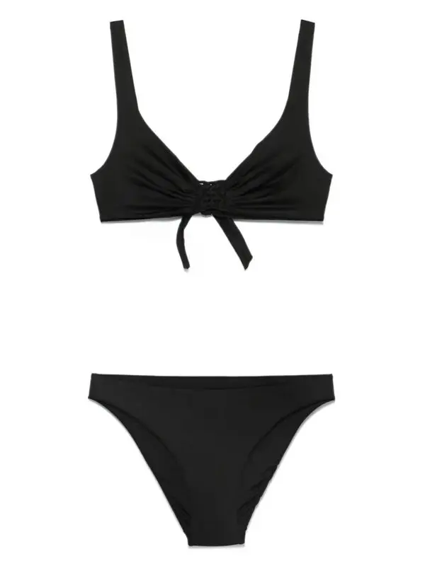 FISICO Macramé-detail Bikini - Black
