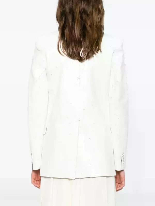 MAISON MARGIELA Cracked-paint Blazer