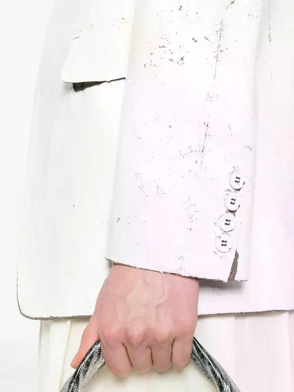 MAISON MARGIELA Cracked-paint Blazer