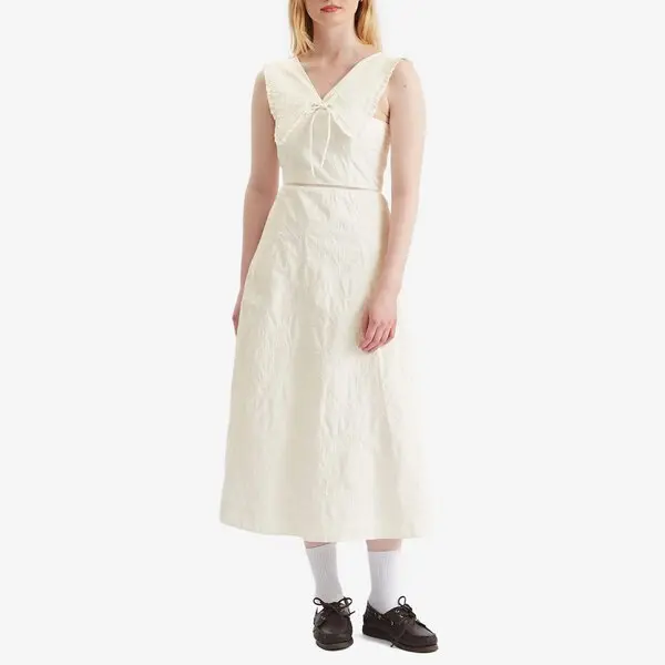 DAMSON MADDER Fan Fan Midi Dress