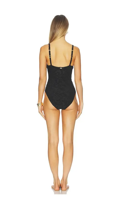L'Agence Remi One Piece Swimsuit - Black